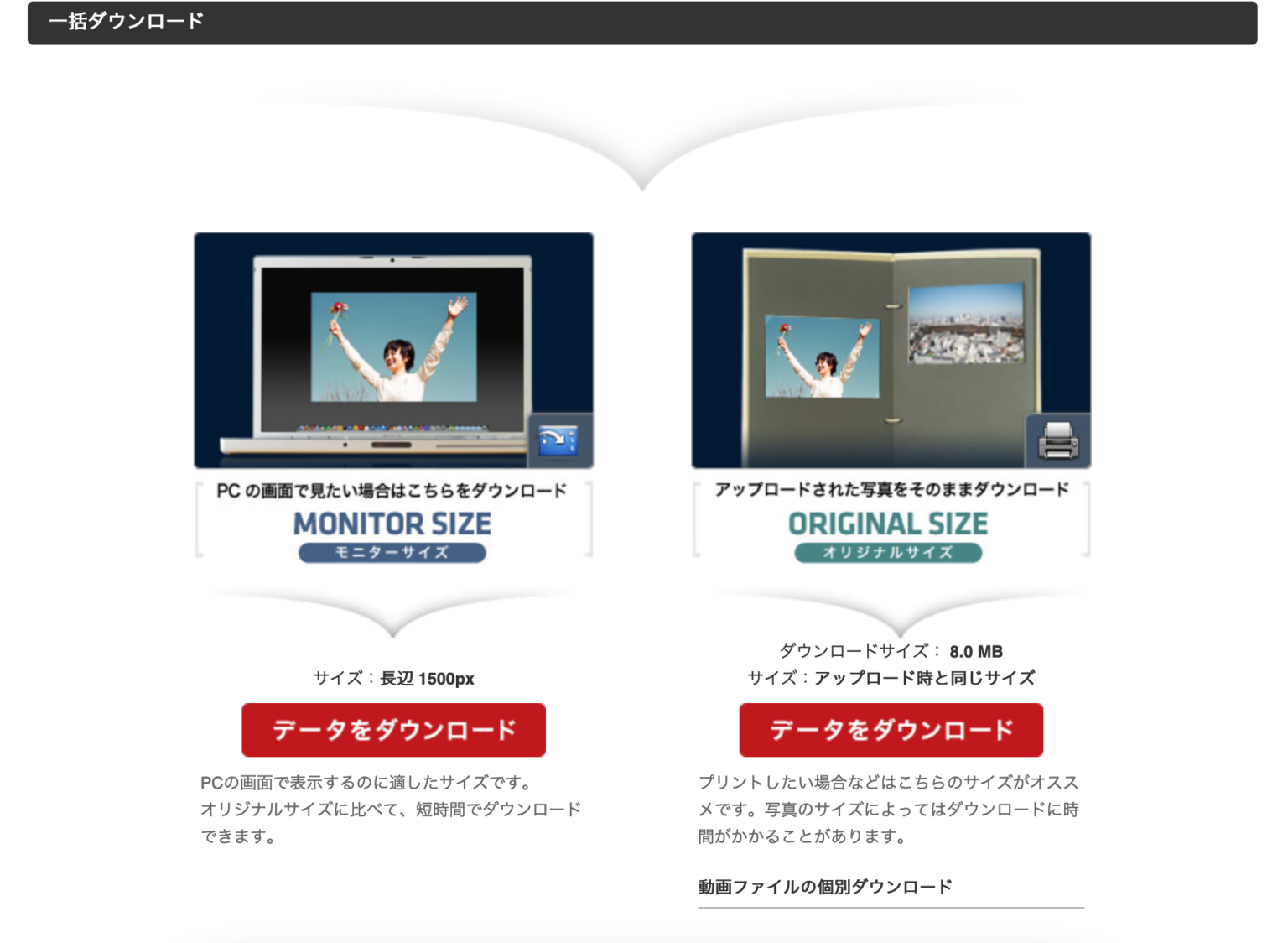 SUZURI Album写真ダウンロード方法